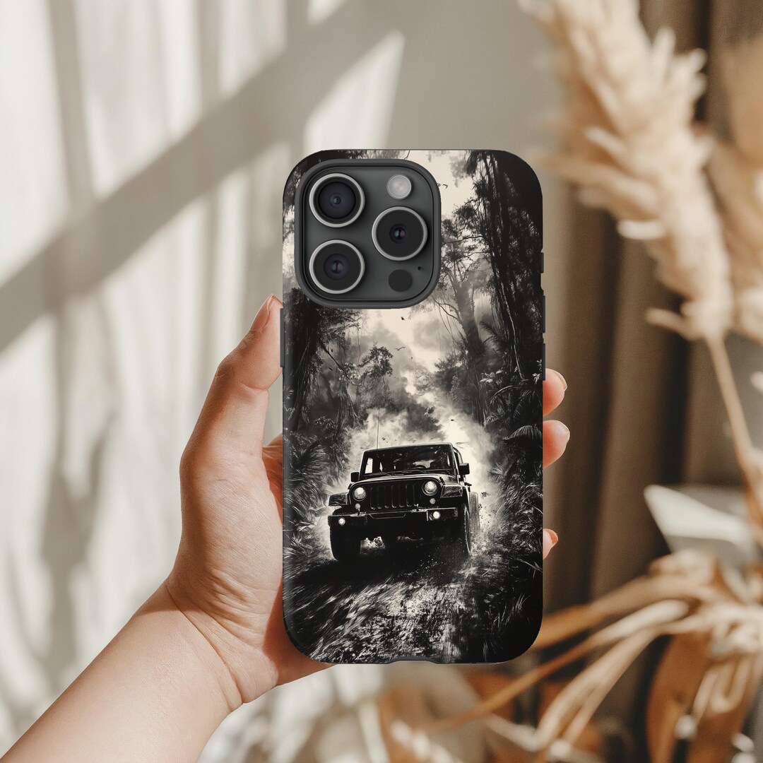Monotone 4x4 Jeeper Inspired iPhone Case Cute Bright for iPhone 17 16 ...