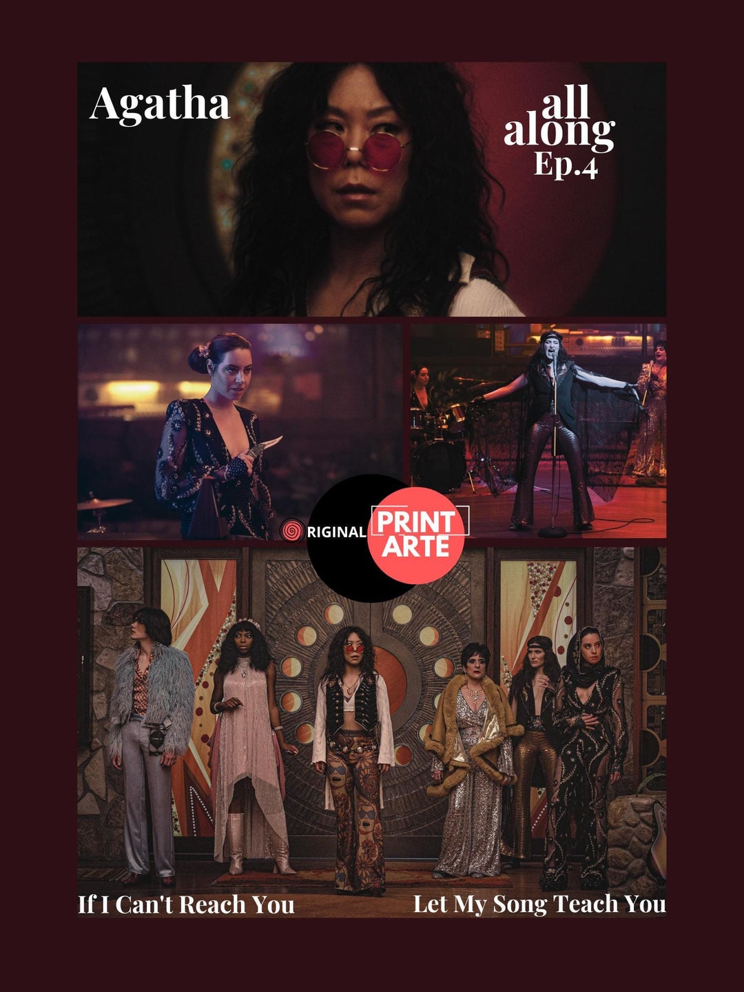 Agatha All Along Digital Poster, Marvel Digital Poster, Witches ...