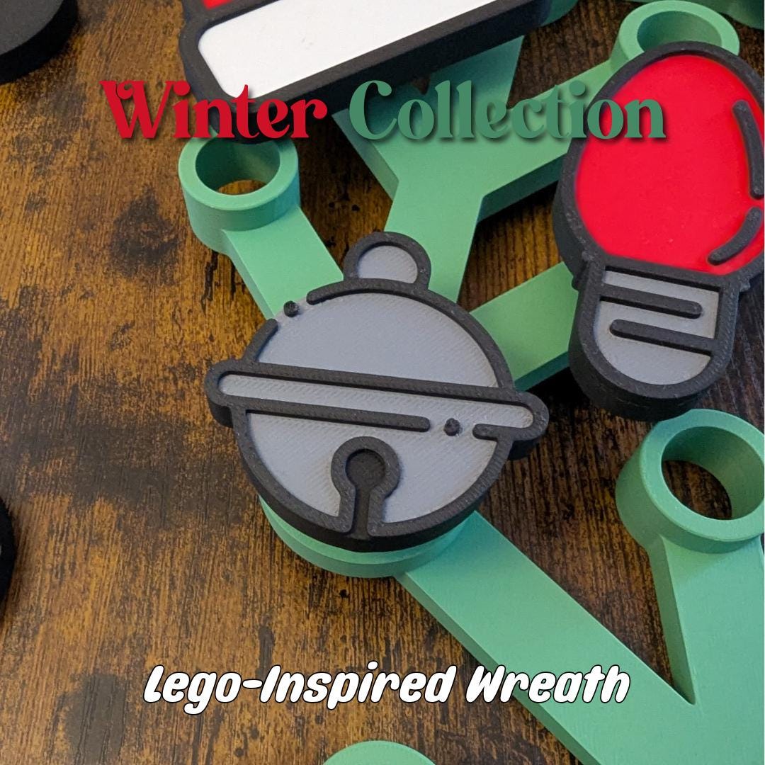 Jingle Bells - Winter Collection for Giant Lego-inspired Wreath - Etsy