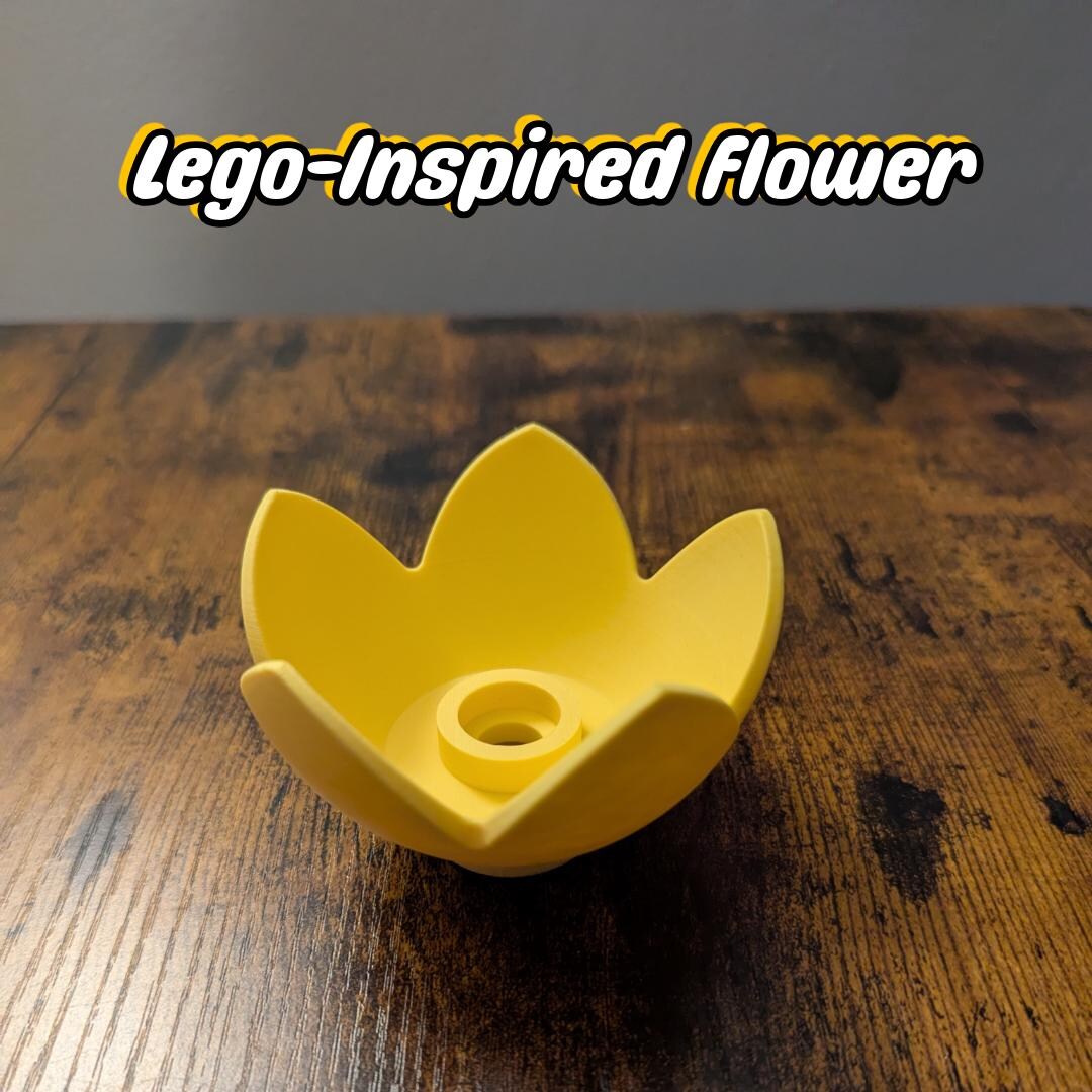 Large Flower for Giant Lego-inspired Flower Pot - Etsy
