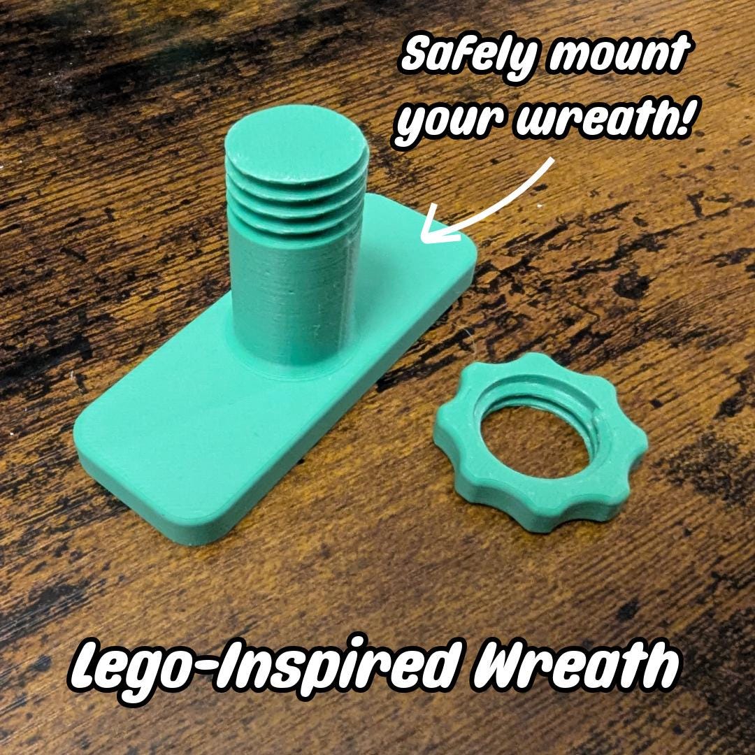 Wall Mount for Giant Lego-inspired Wreath - Etsy