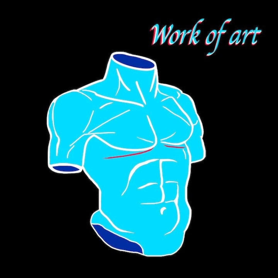 Work of Art Trans Torso Trans Art Transgender Transmasc Digital Print ...