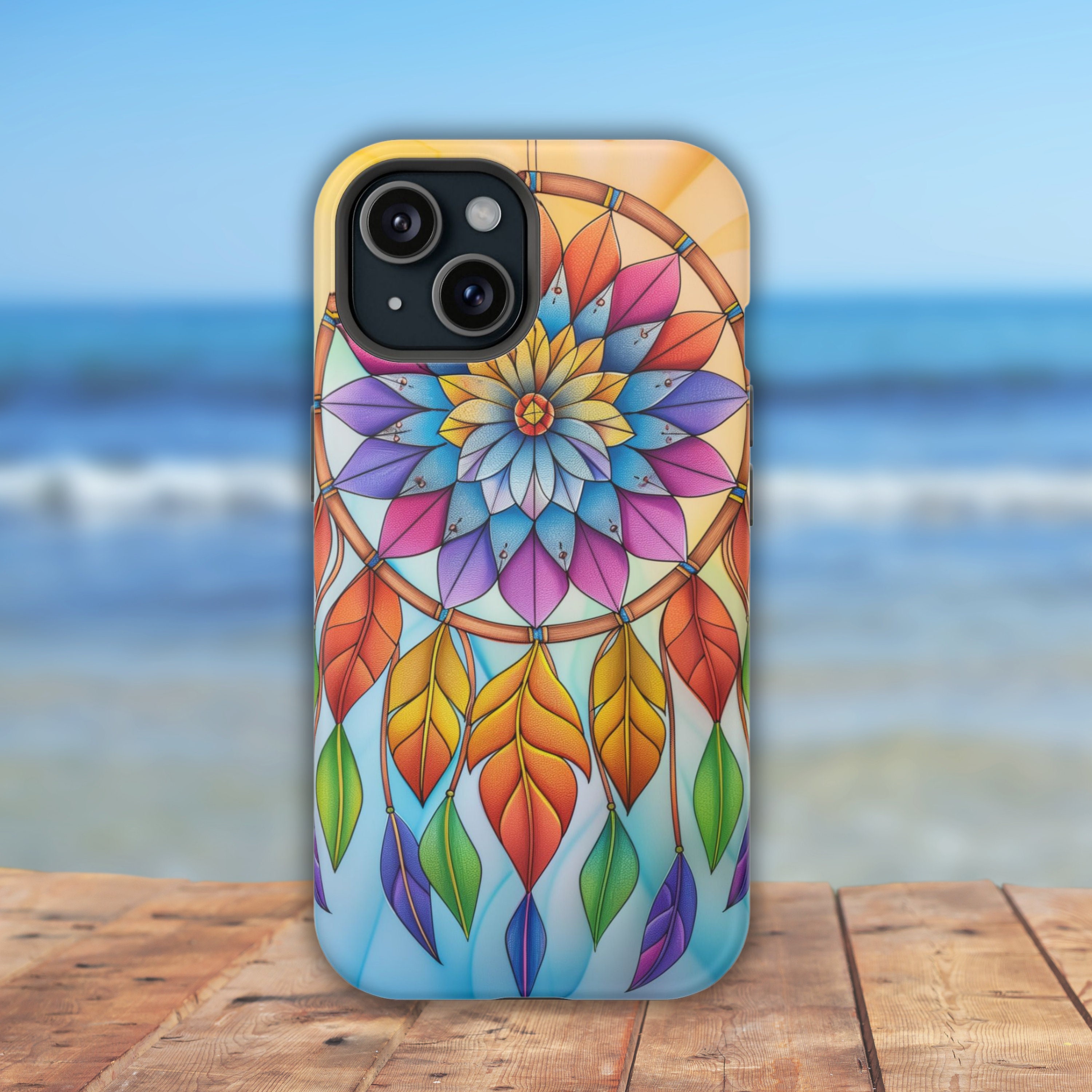 Colorful Dreamcatcher Magsafe iPhone Case Custom Design Sublimation ...