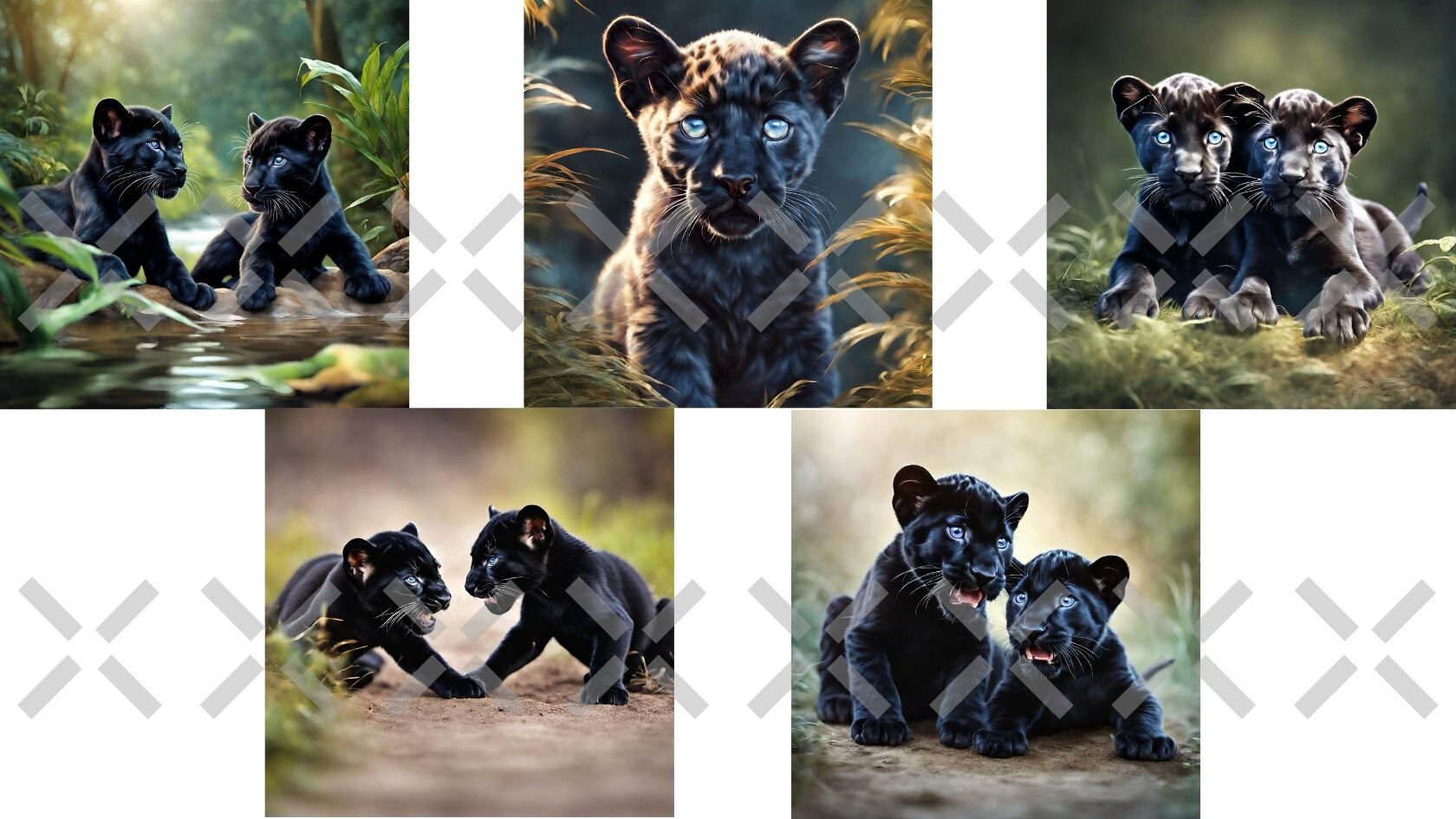 Black Panther Clipart Animal Cubs Clipart Panther Cubs Images Clipart ...
