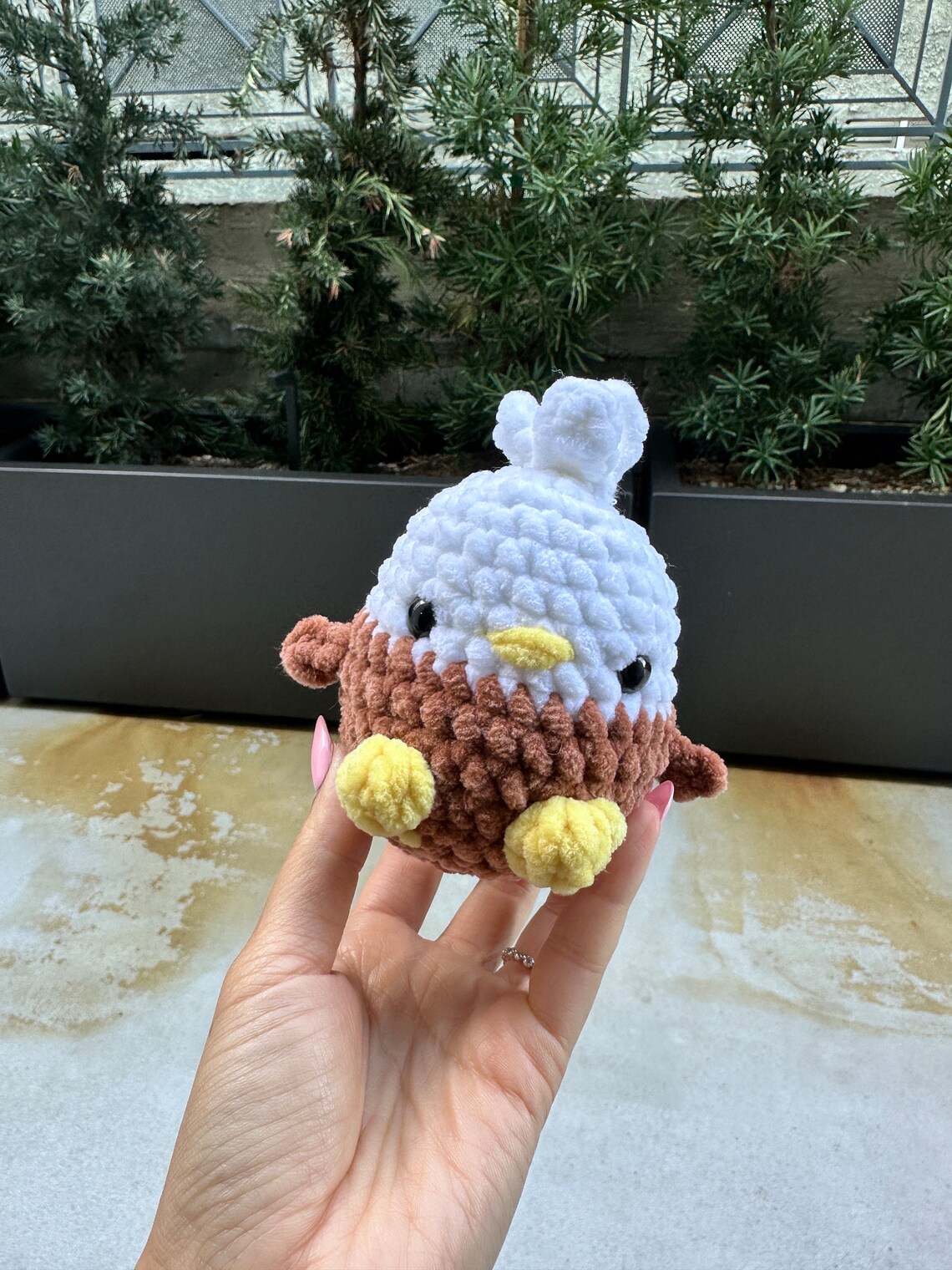 Mini Eagle Crochet Amigurumi Handmade Plushie Stuffed Animal - Etsy