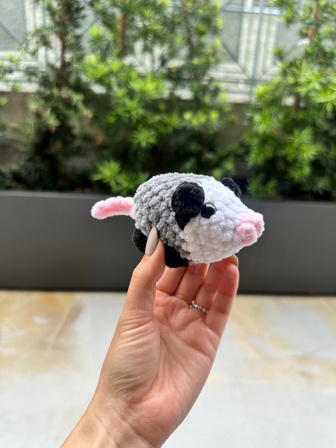 Mini Possum/opossum Crochet Amigurumi | Handmade Plushie | Stuffed ...