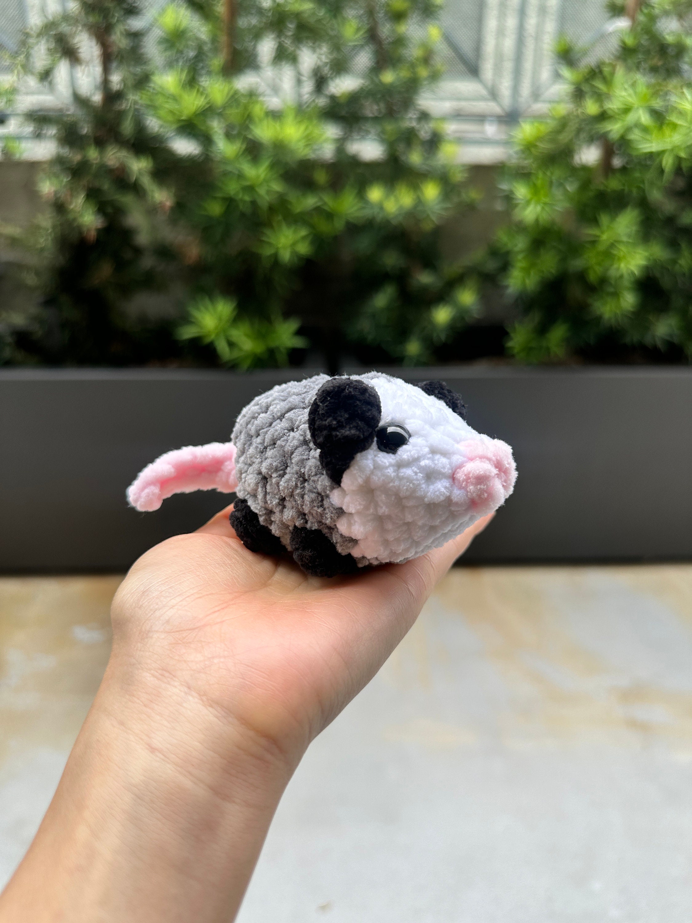 Mini Possum/opossum Crochet Amigurumi | Handmade Plushie | Stuffed ...