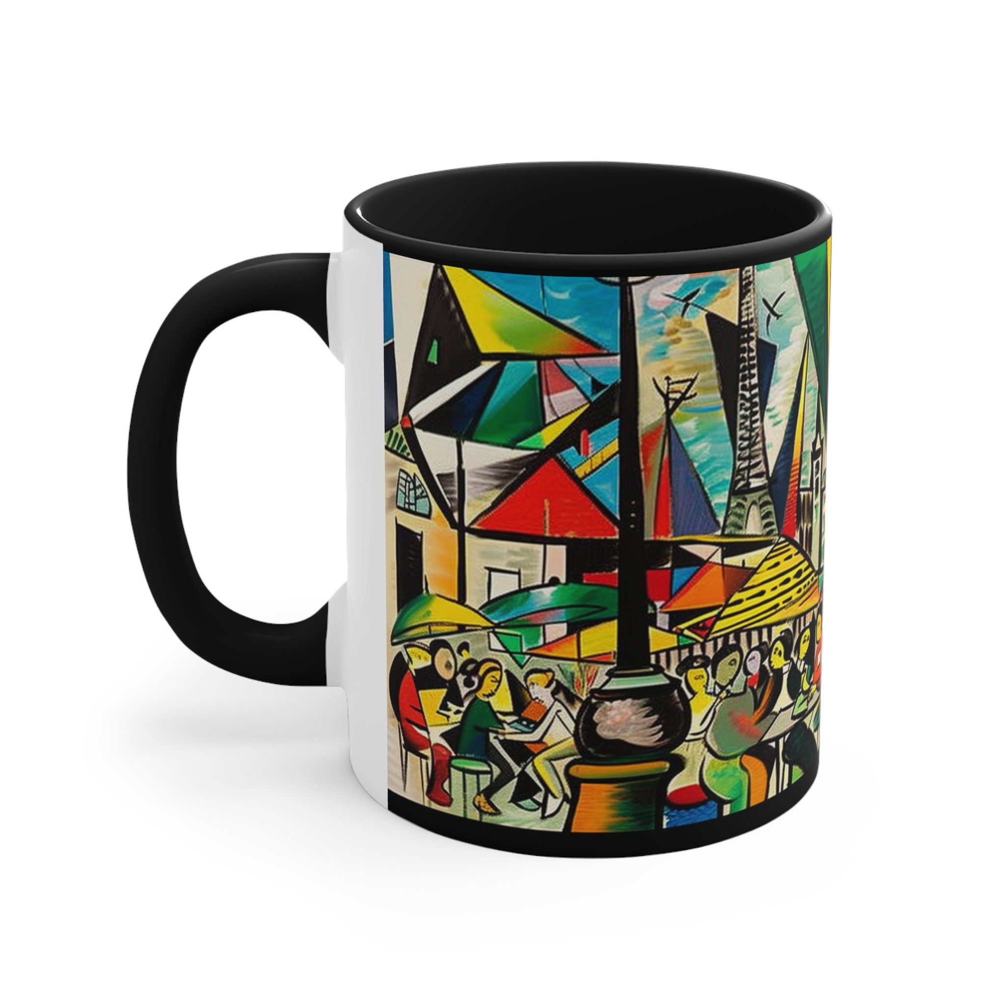 Cubism Art Summer Night in Paris 07A Mug 11 Oz, Perfect Present for Art ...