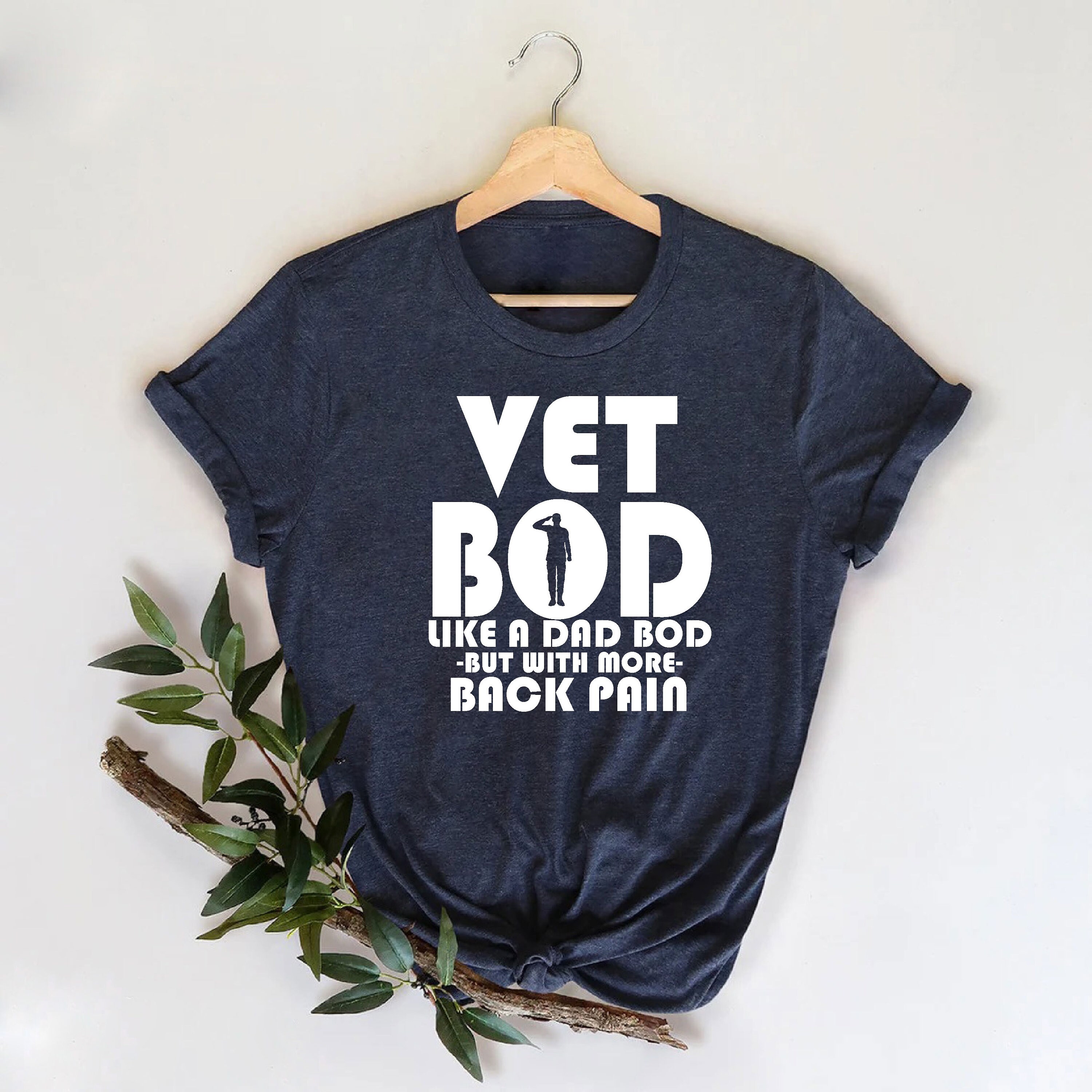 Veteran Dad Shirt, Vet Bod Tshirt, Military Veteran T-shirt, American ...