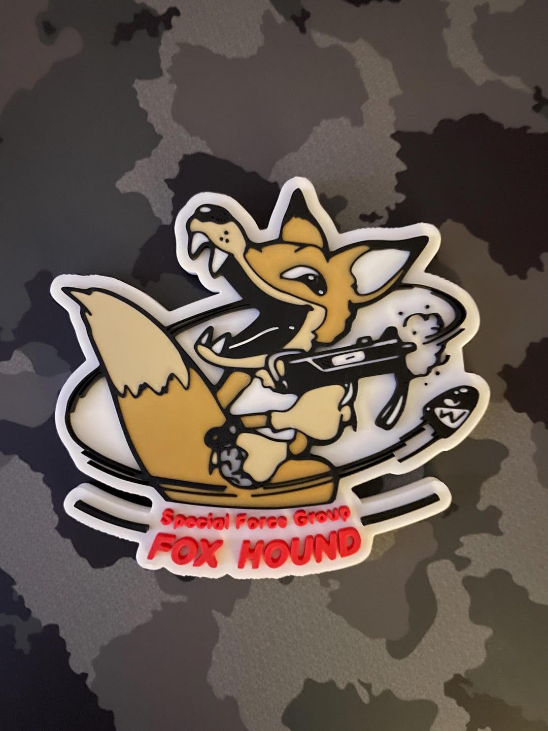 Metal Gear Solid - Magnes FOXHOUND Special Force Group 1 - Etsy