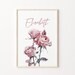 Preppy Pink Coquette Bow Printable, Cream Bow Nursery Print, Trendy ...