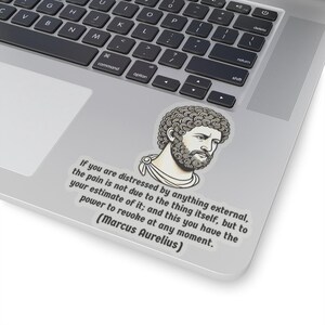 Marcus Aurelius 5 (vinyl Sticker, Vinyl Decal, Laptop, Tumbler ...