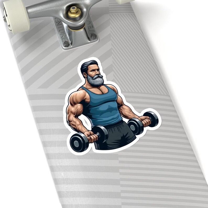 Body Builder 3 (vinyl Sticker, Vinyl Decal, Laptop, Tumbler, Notebook ...