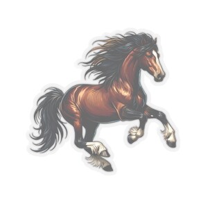 Wild Horse (vinyl Sticker, Vinyl Decal, Laptop, Tumbler, Notebook, Safe ...