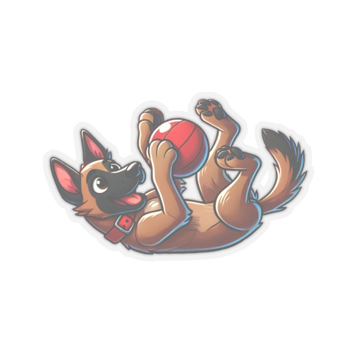 Belgian Malinois (vinyl Sticker, Vinyl Decal, Laptop, Tumbler, Notebook ...