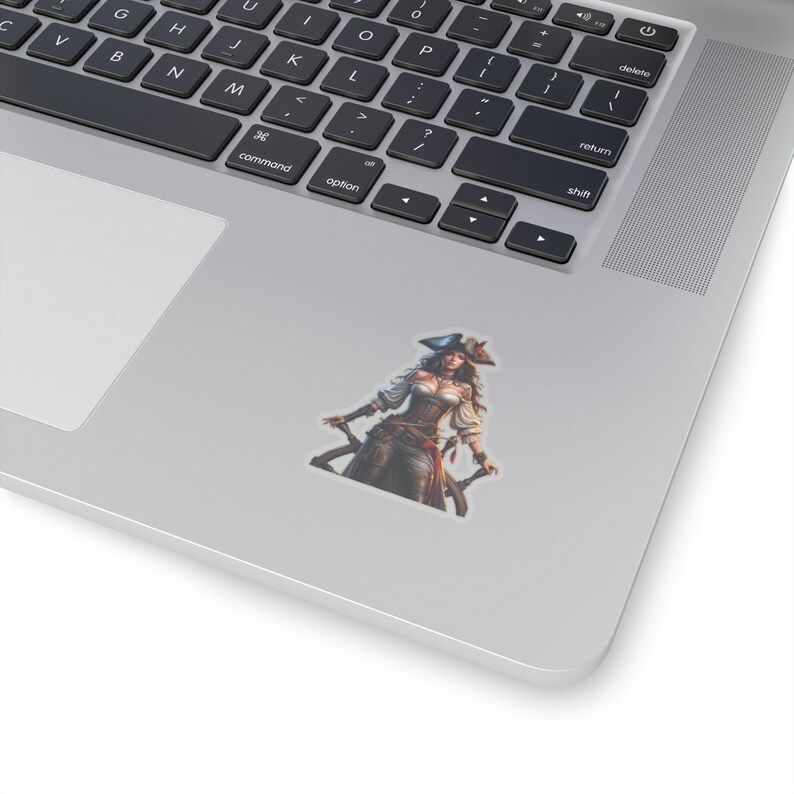 Female Pirate 10(vinyl Sticker, Vinyl Decal, Laptop, Tumbler, Notebook ...