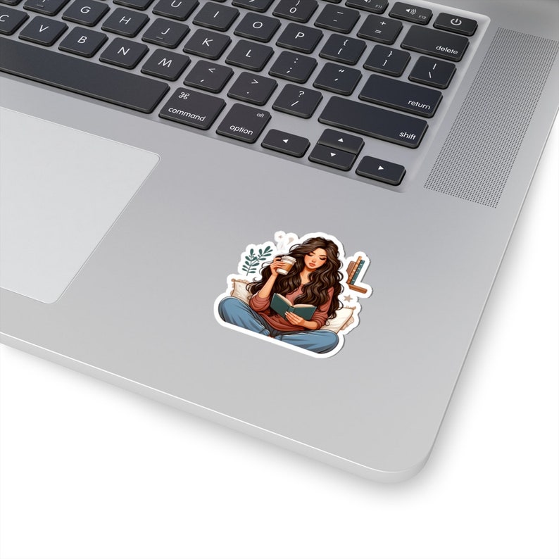 Coffee and Books (vinyl Sticker, Vinyl Decal, Laptop, Tumbler, Notebook ...