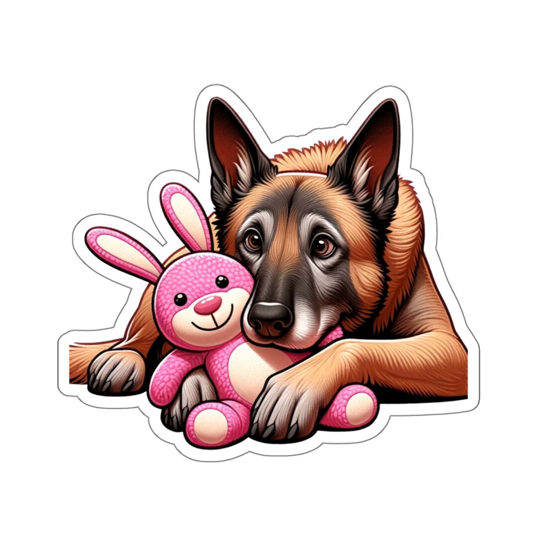 Senior Belgian Malinois (vinyl Sticker, Vinyl Decal, Laptop, Tumbler ...