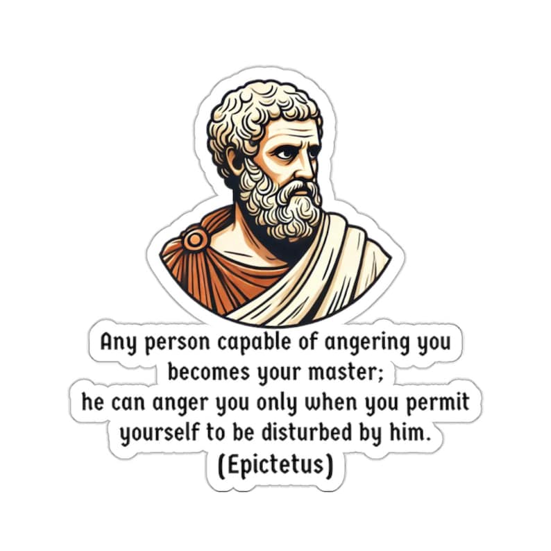 Epictetus 5 (vinyl Sticker, Vinyl Decal, Laptop, Tumbler, Notebook ...