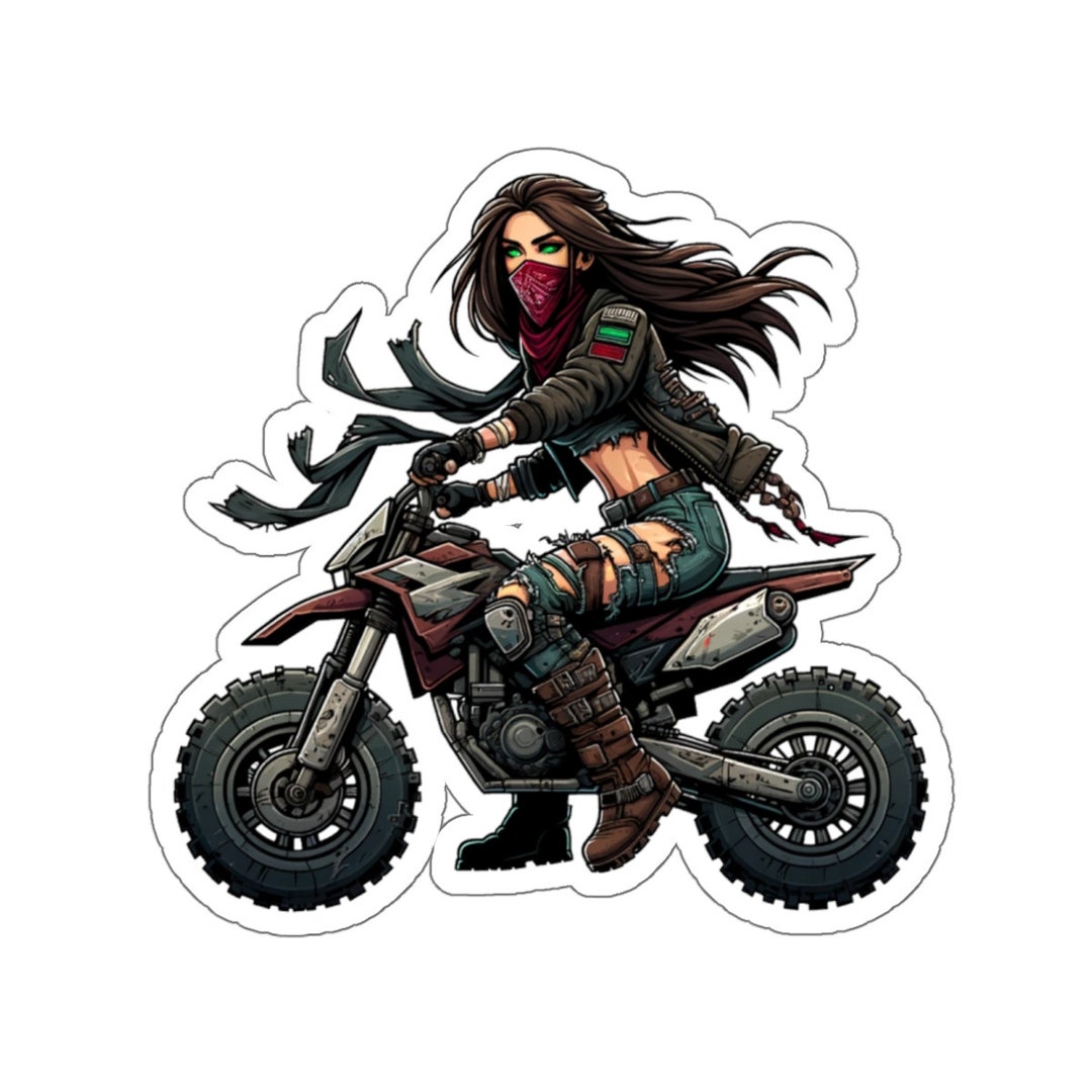 Rebel Rider (vinyl Sticker, Vinyl Decal, Laptop, Tumbler, Notebook ...