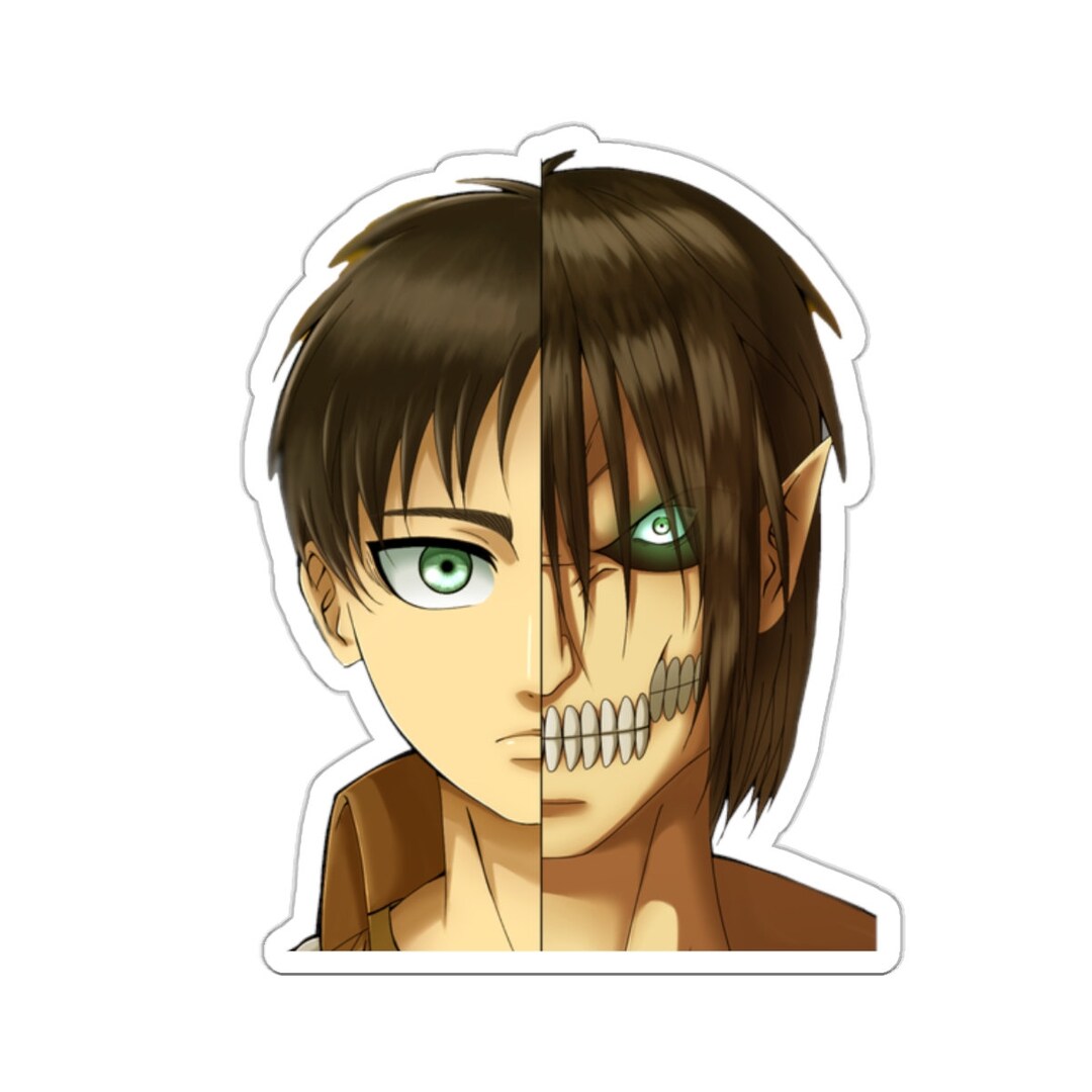Eren Yeager (vinyl Sticker, Vinyl Decal, Laptop, Tumbler, Notebook ...