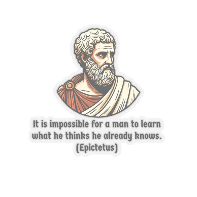 Epictetus 6 (vinyl Sticker, Vinyl Decal, Laptop, Tumbler, Notebook ...