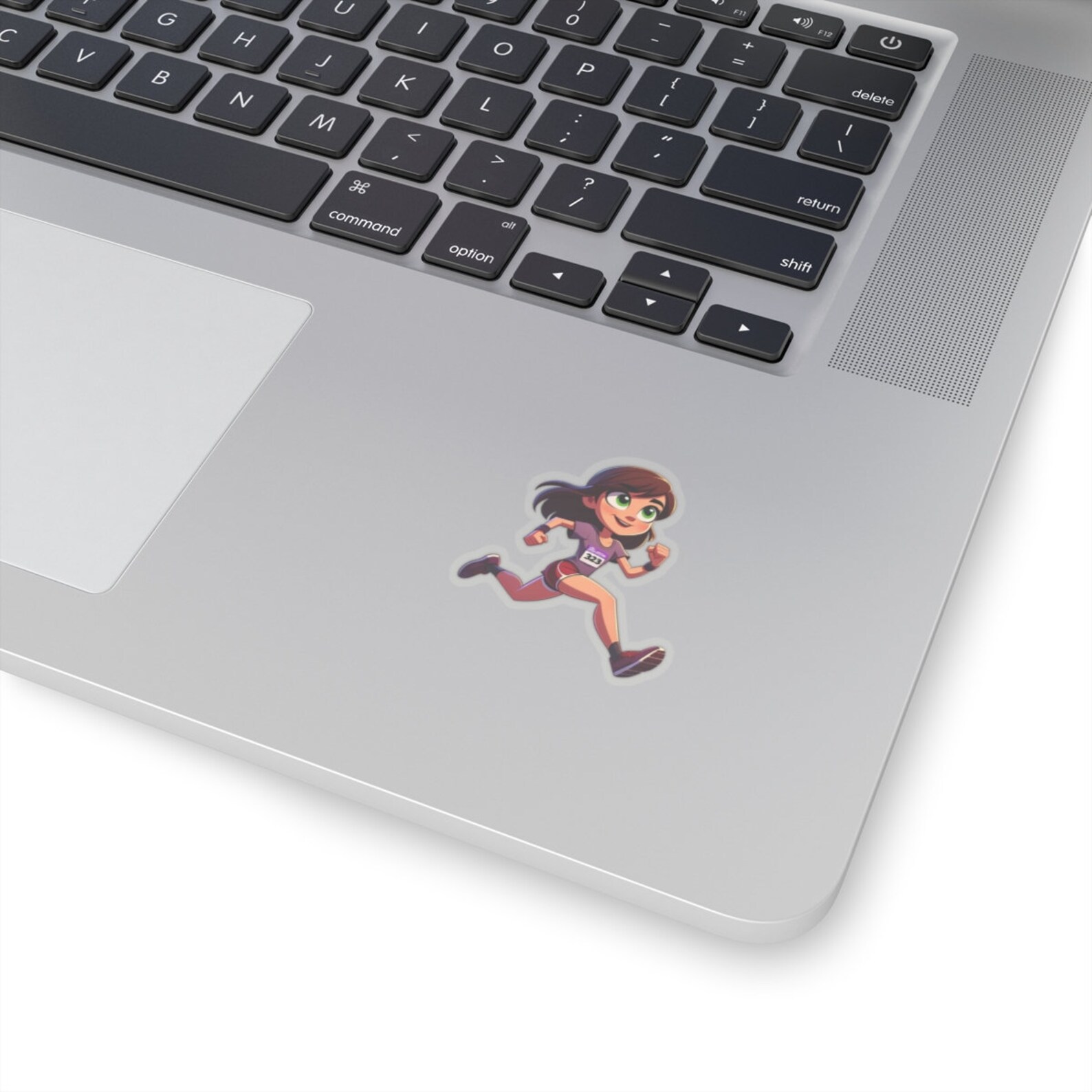 Female Runner 4 (vinyl Sticker, Vinyl Decal, Laptop, Tumbler, Notebook ...