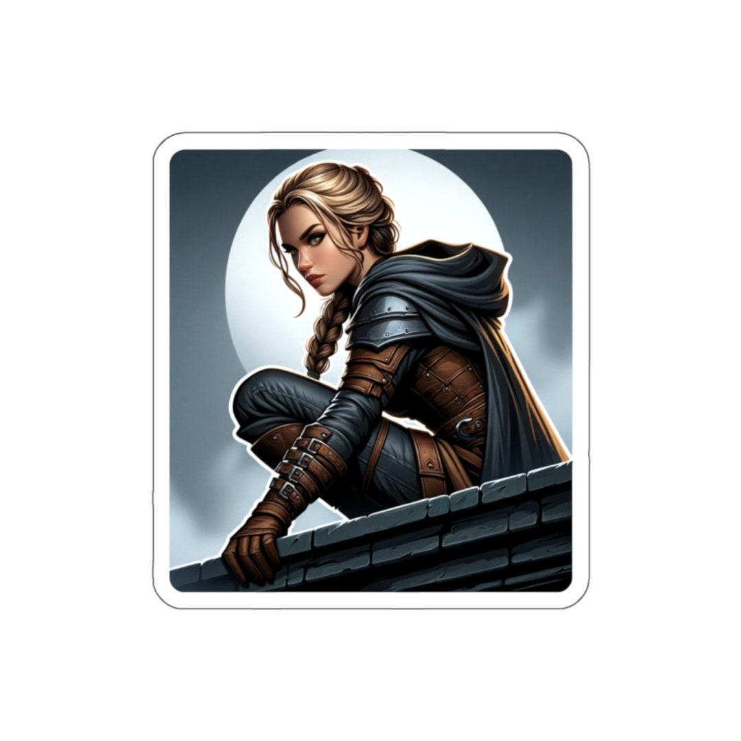 Female Rogue vinyl Sticker, Vinyl Decal, Laptop, Tumbler, Notebook ...