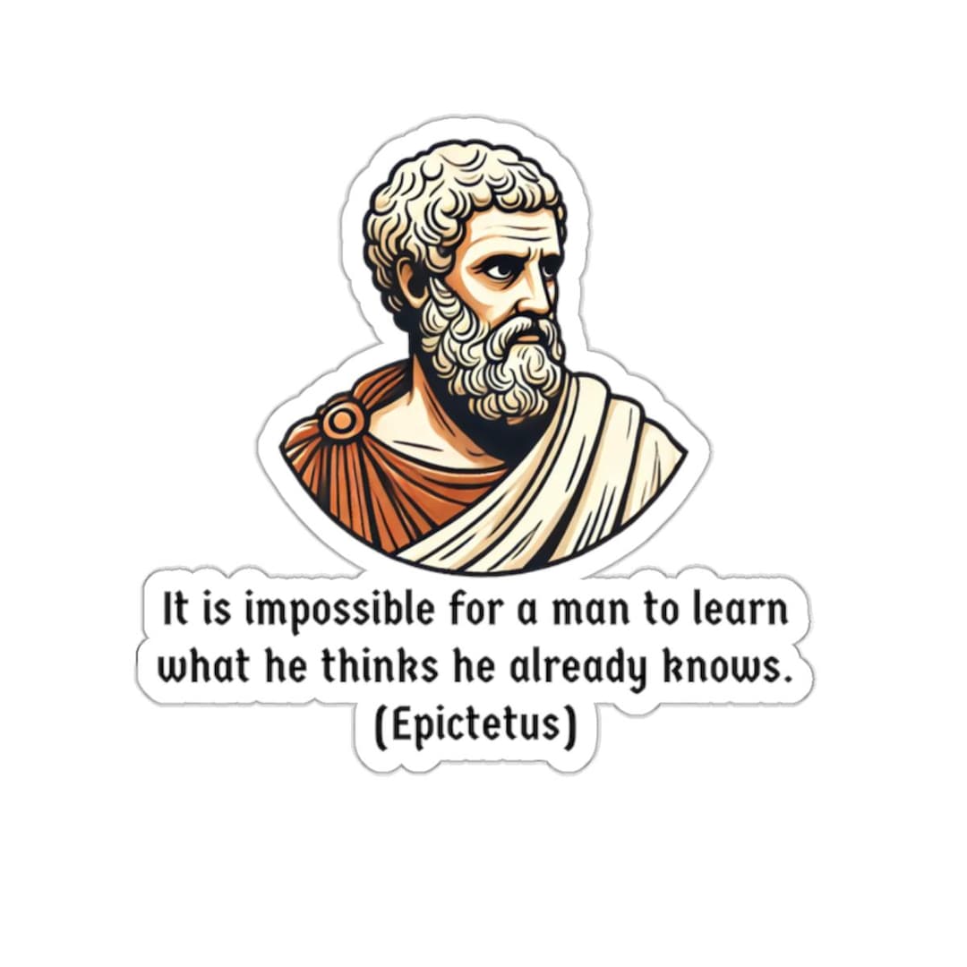 Epictetus 6 (vinyl Sticker, Vinyl Decal, Laptop, Tumbler, Notebook ...