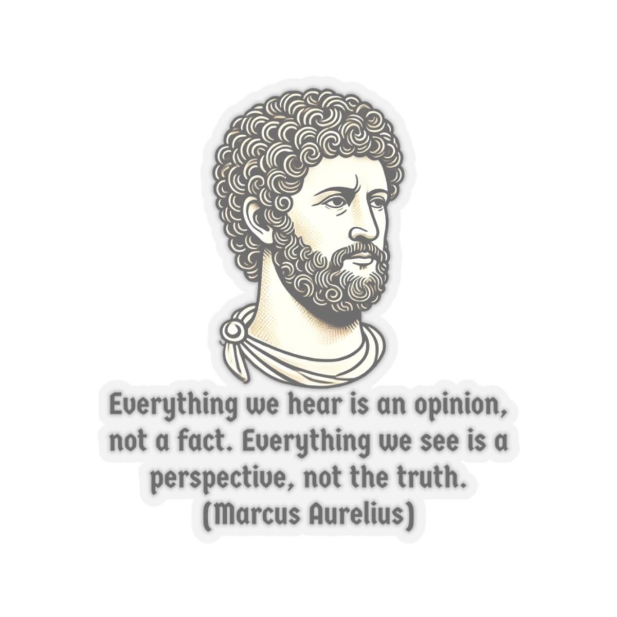 Marcus Aurelius 4 (vinyl Sticker, Vinyl Decal, Laptop, Tumbler ...