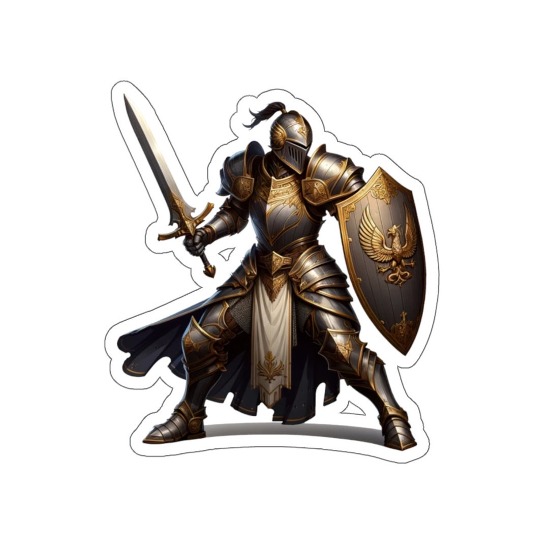 Paladin 2 vinyl Sticker, Vinyl Decal, Laptop, Tumbler, Notebook, Safe ...