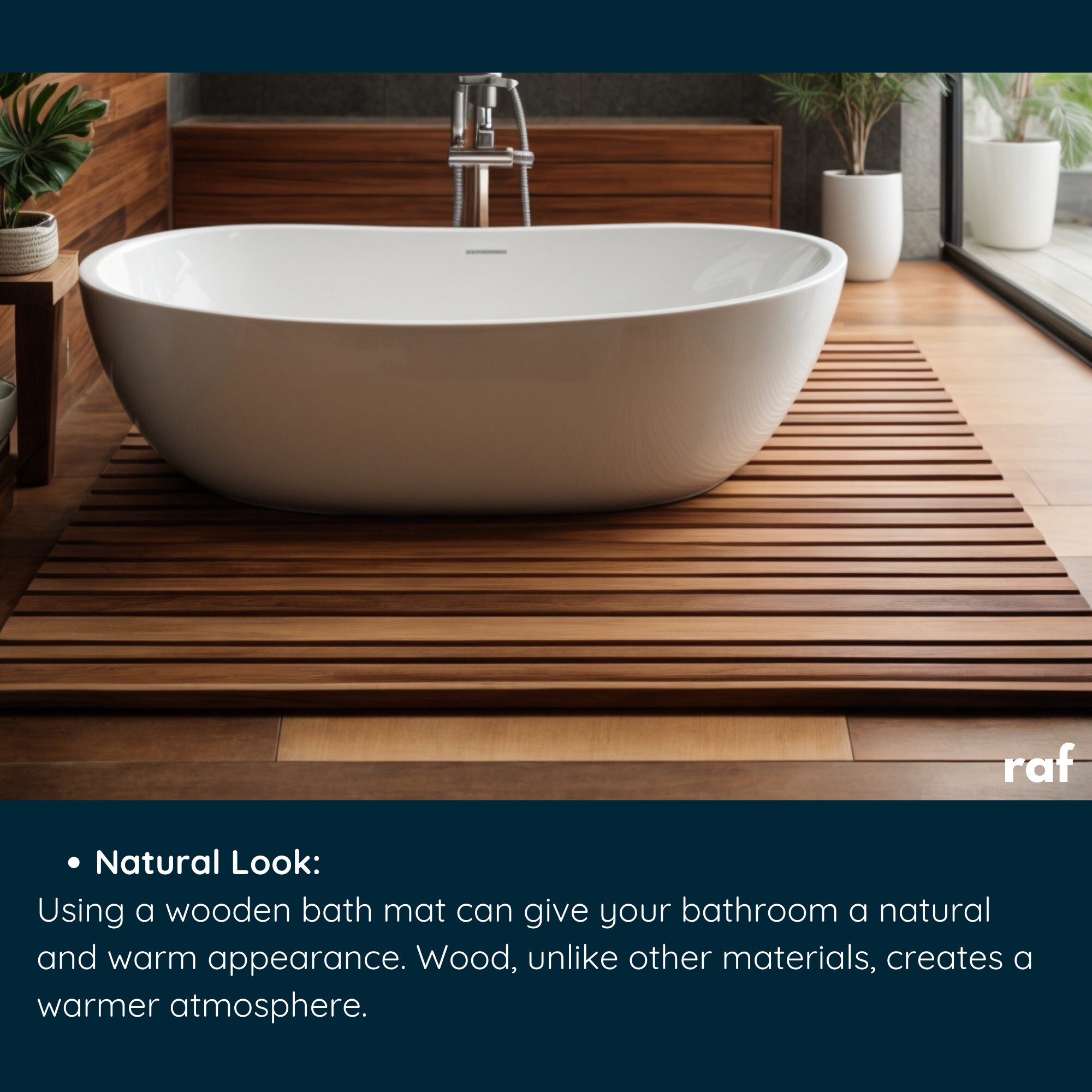 Wooden Bathtub Mat, Shower Platform, Luxury Bathroom Floor, Boat ...