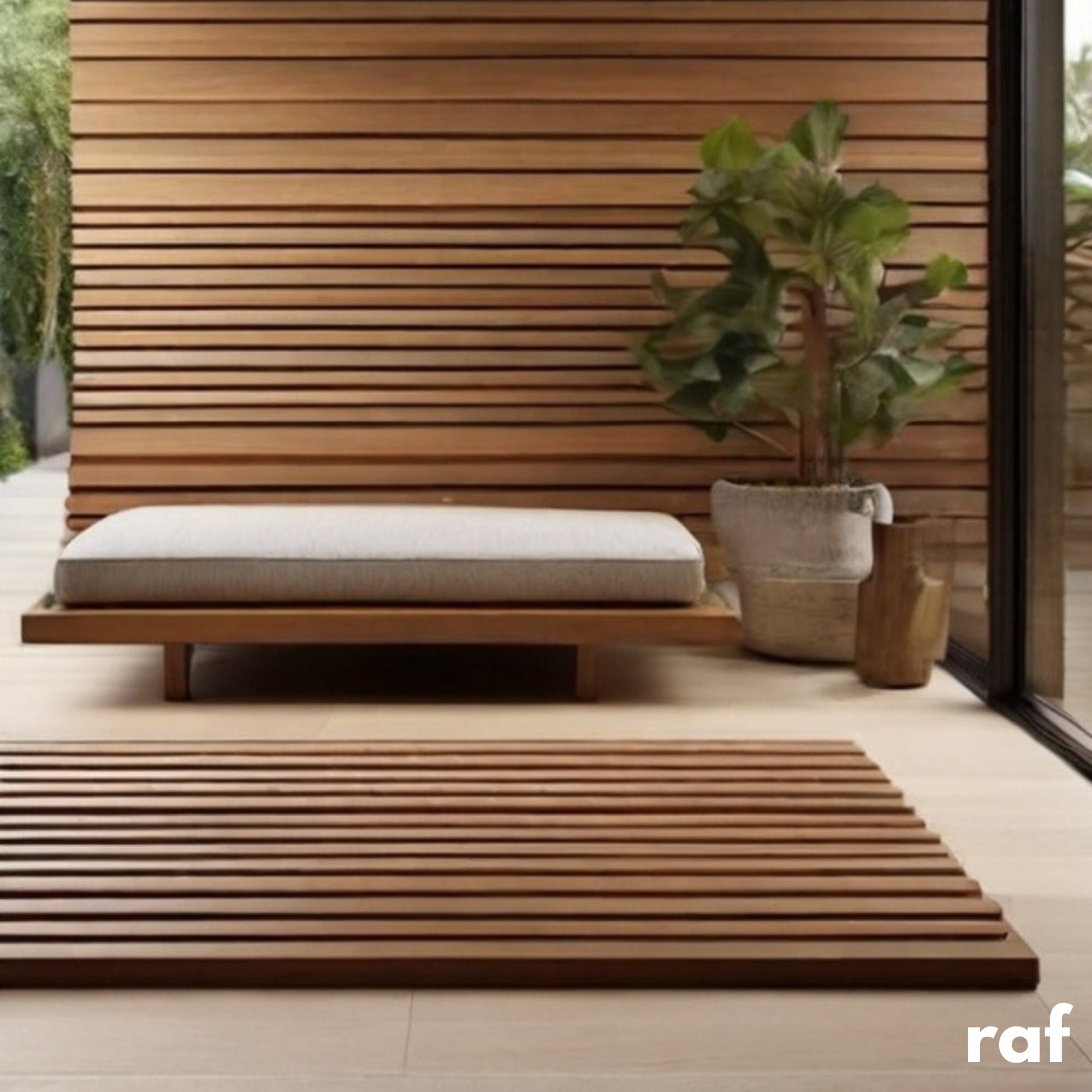 Wooden Bathtub Mat, Shower Platform, Luxury Bathroom Floor, Boat ...