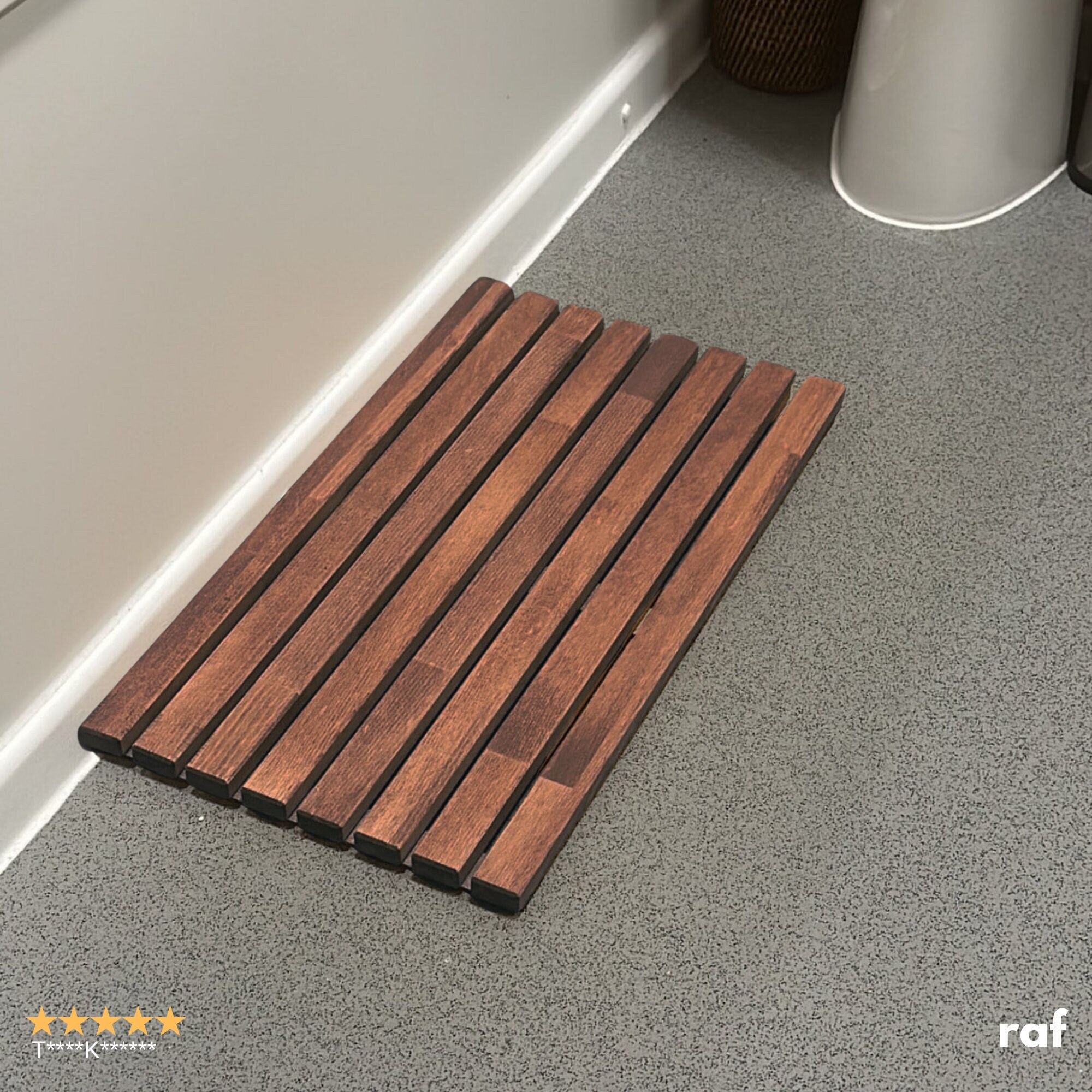 Wooden Mat, Wooden Shower Floor, Garden Mat, Spa Floor Mat, Wood Non ...