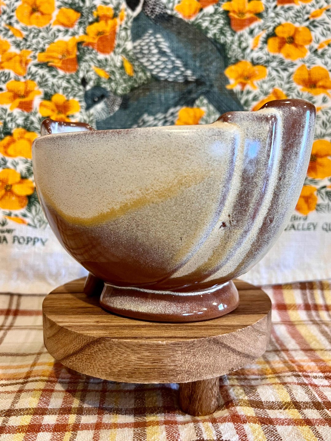Frankoma Style Ceramic Planter in Earth Tones - Etsy