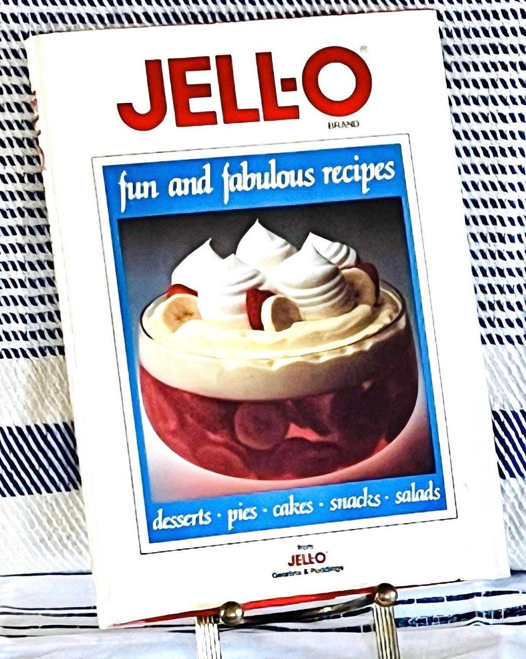 Jell-o Cookbook (1988) - Etsy