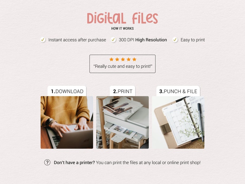 Printable Weekly Planner Spread | Bullet Journal Template (PDF, PNG) - Etsy