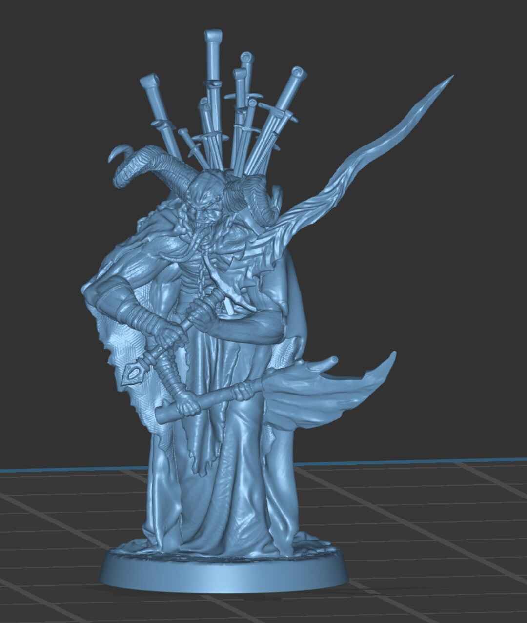 Demon Hellspawn Enemy Chaos Mage Sci-fi and Fantasy Minis miniatures ...