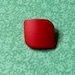 Set of 2 Red Chunky Triangular Vintage Buttons - Etsy