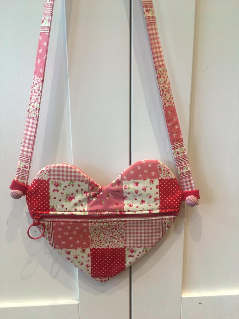 Heart Purse Bag PDF Beginner Sewing Pattern - Etsy