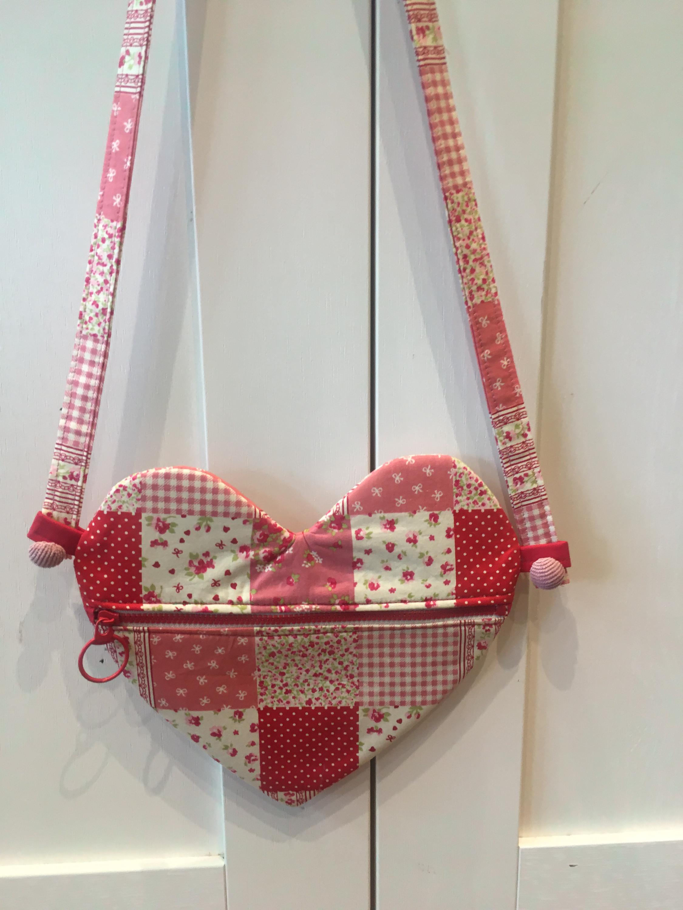 Heart Purse Bag PDF Beginner Sewing Pattern - Etsy