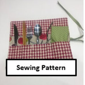 Cutlery Roll PDF Sewing Pattern - Etsy
