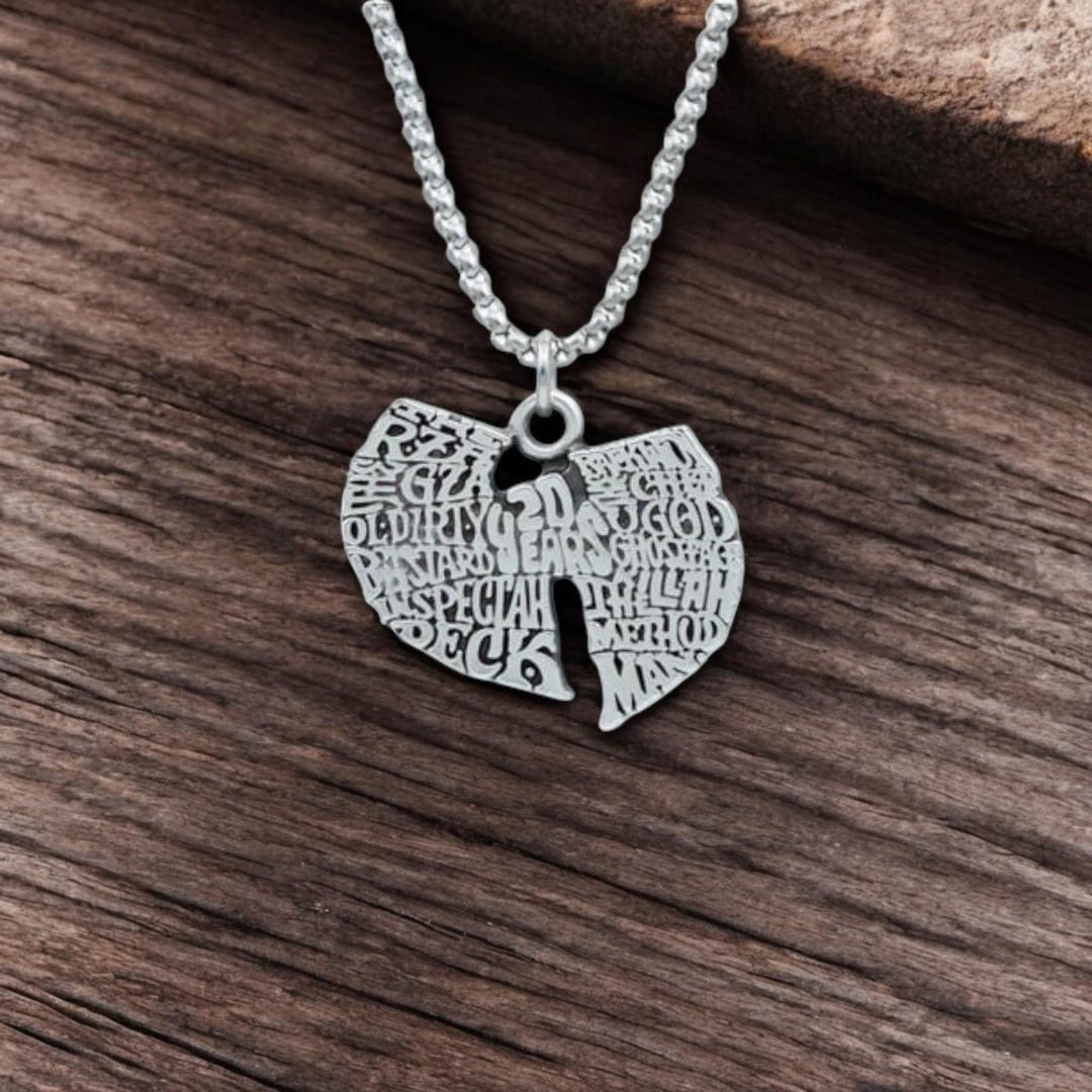 Wu-tang Clan 20th Anniversary Pendant - Antique Silver Plated. Wu-tang ...