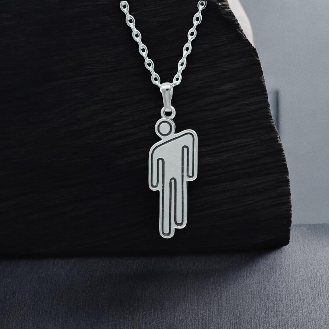 Billie Eilish Inspired Chain Necklace - Silver Plated.unisex Silver ...