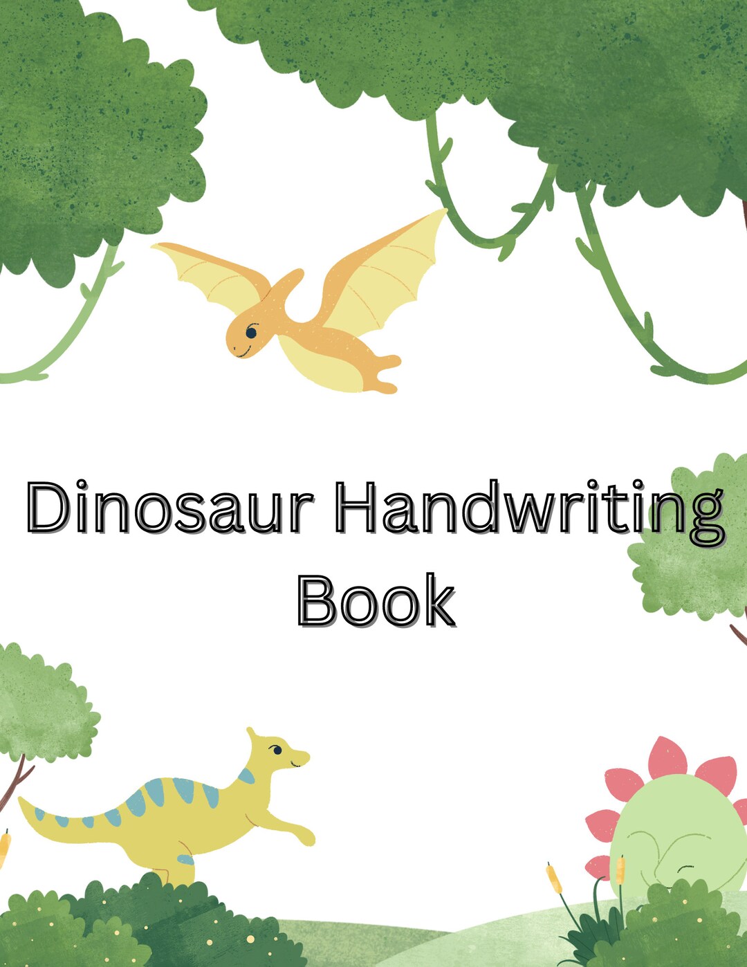 Dinosaur Themed Handwriting Practice Pack - Etsy