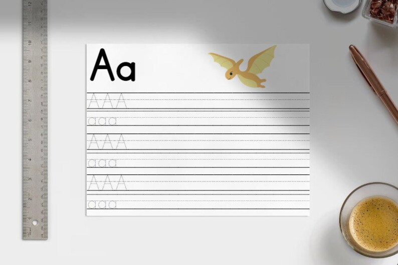 Dinosaur Themed Handwriting Practice Pack - Etsy