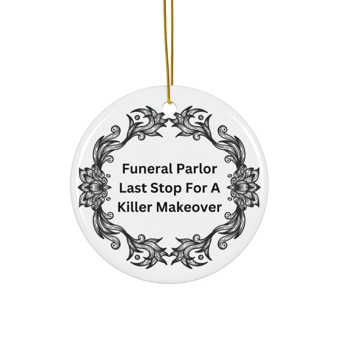 Funny Funeral Director Ornament: Morbid Christmas Decoration - Etsy