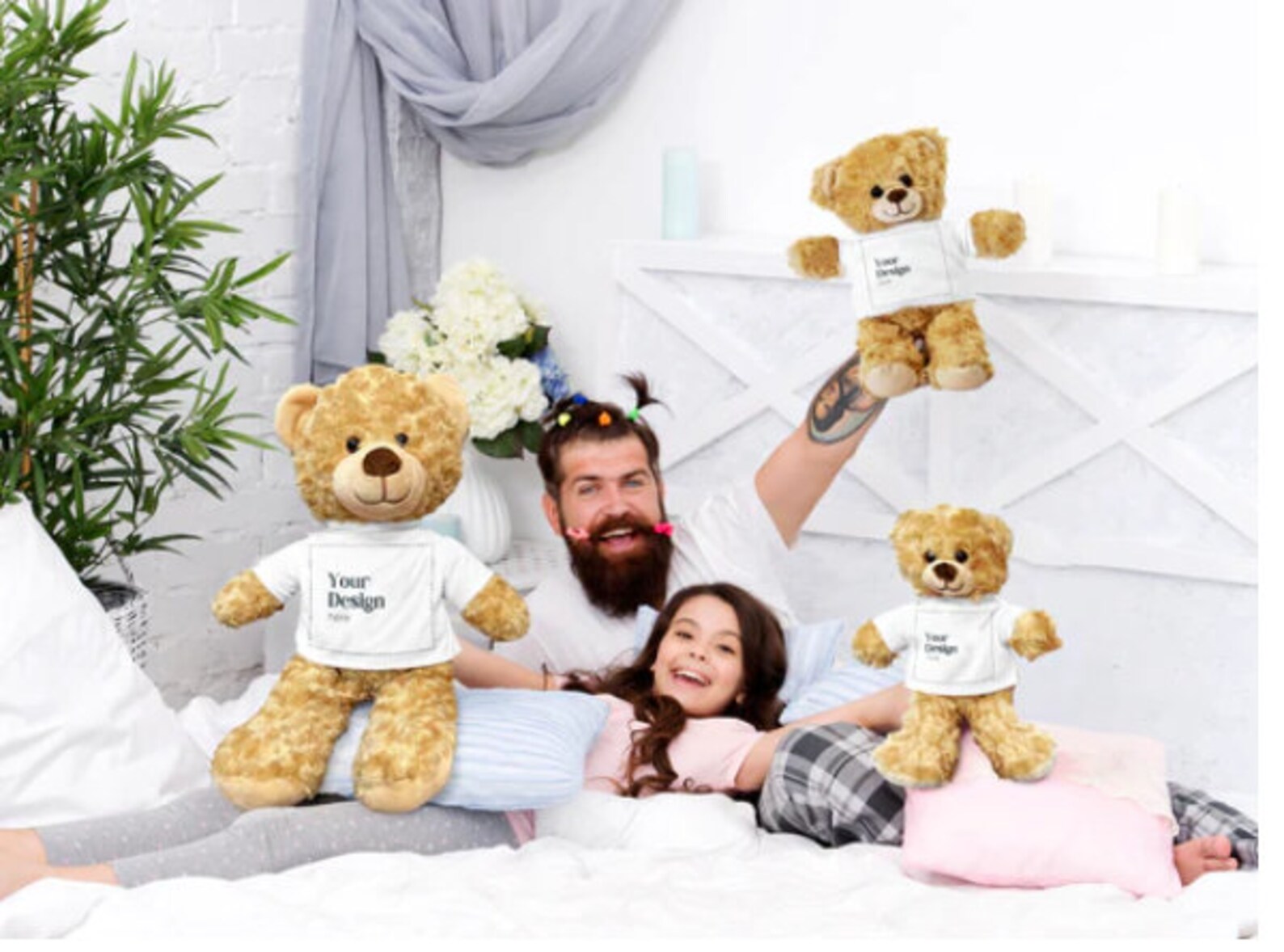 Custom Memorial Teddy Bear in Loving Memory Teddy Bear Sympathy Bear ...