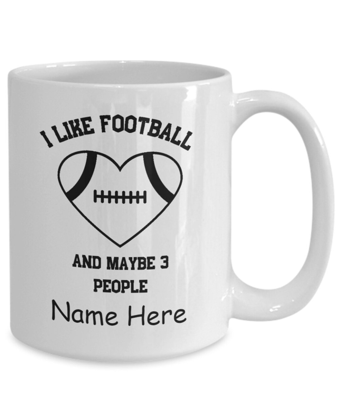 Funny Football Lover Gift Personalized Football Mug Custom Football Mug ...