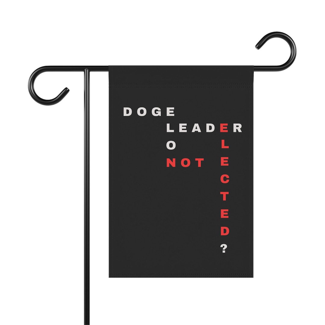 Doge Leader Garden Banner Funny Outdoor Decor Home and Garden Signs ...